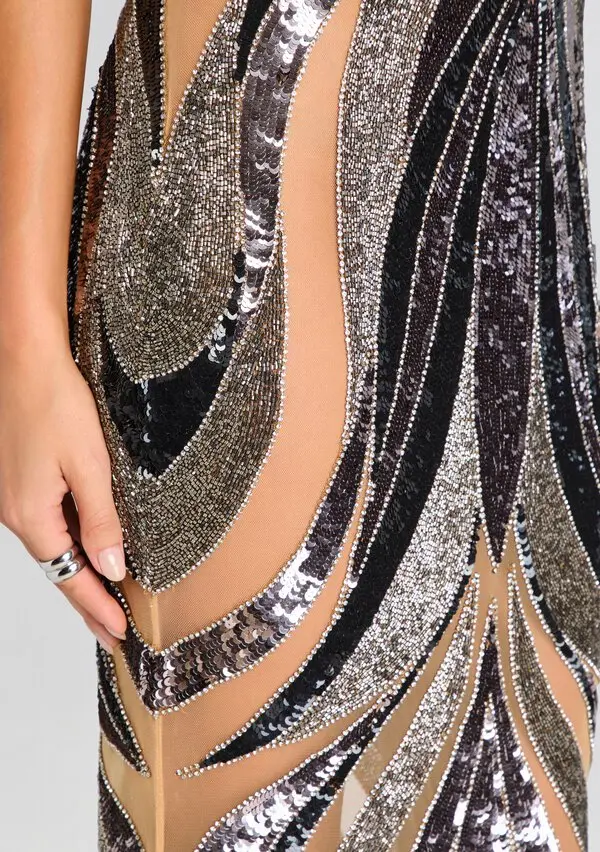 Retrofete Emryn Embellished Dress