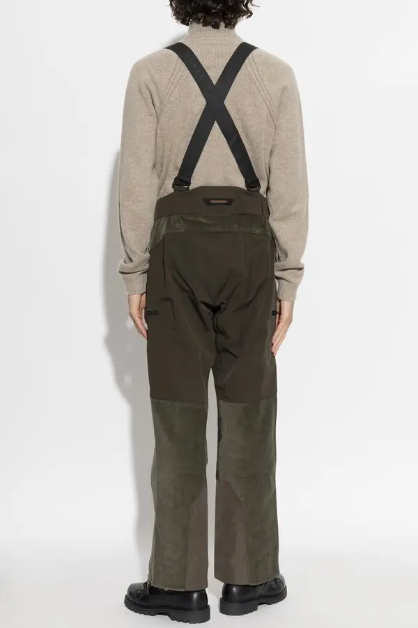 Sease Corduroy Ski Pants With Suspenders