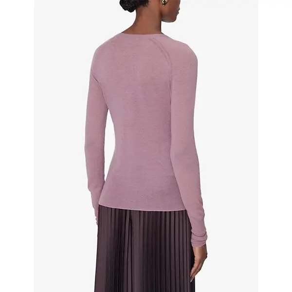 JOSEPH Geras Round-neck Regular-fit Cashmere Jumper