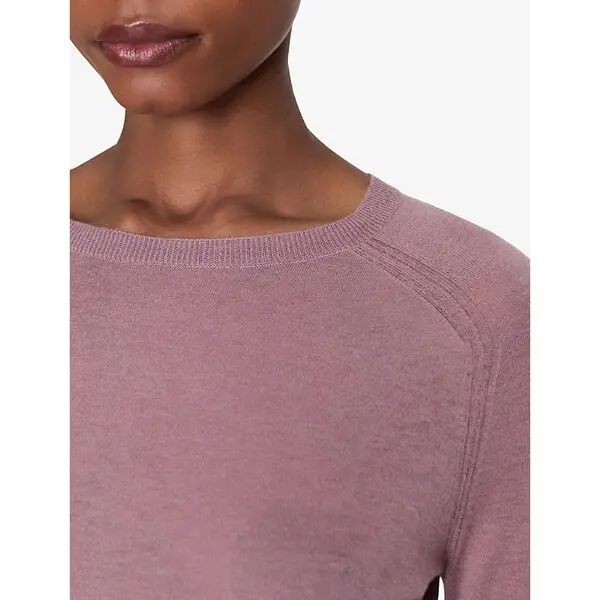 JOSEPH Geras Round-neck Regular-fit Cashmere Jumper