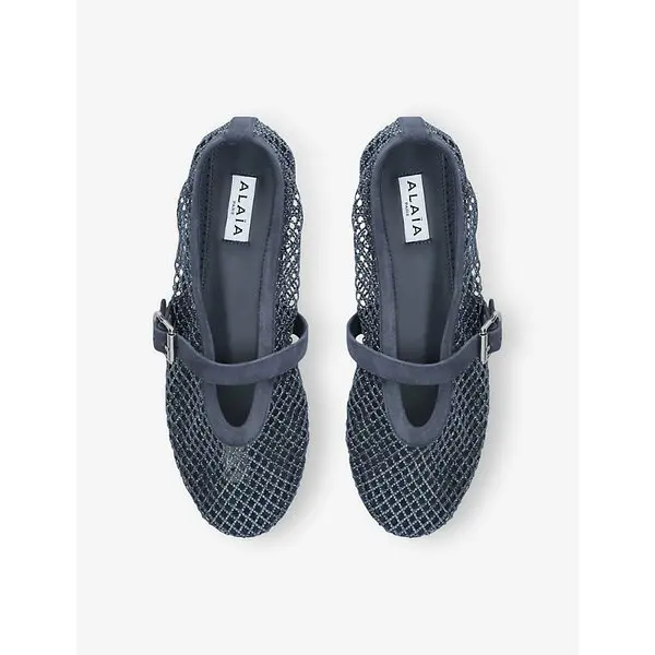 AZZEDINE ALAIA Ballerina Mesh Ballet Flats