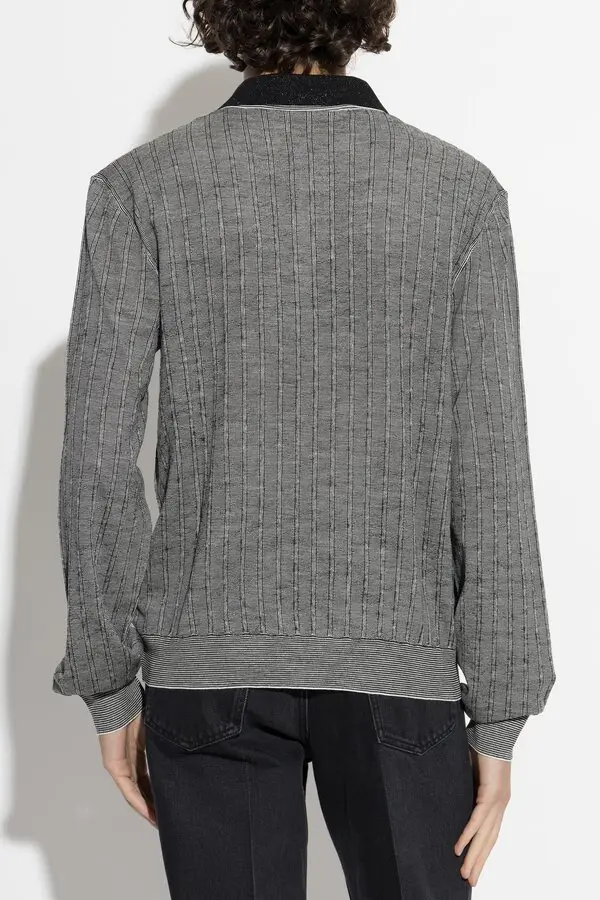 Marni Wool Long-sleeve Polo Shirt