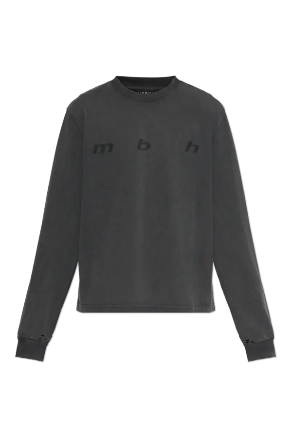 MISBHV Long Sleeve Crew Neck T-shirt Washed - Grey