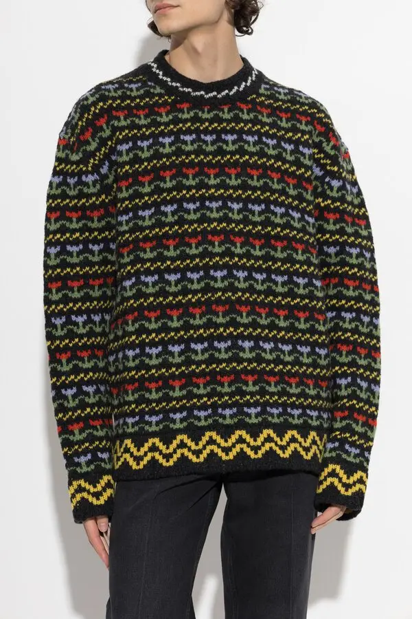 Marni Wool Sweater With Crew Neckline