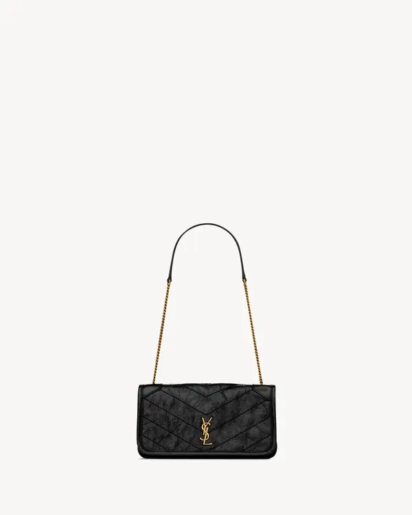 Saint Laurent Niki Chain Pouch In Vintage Leather