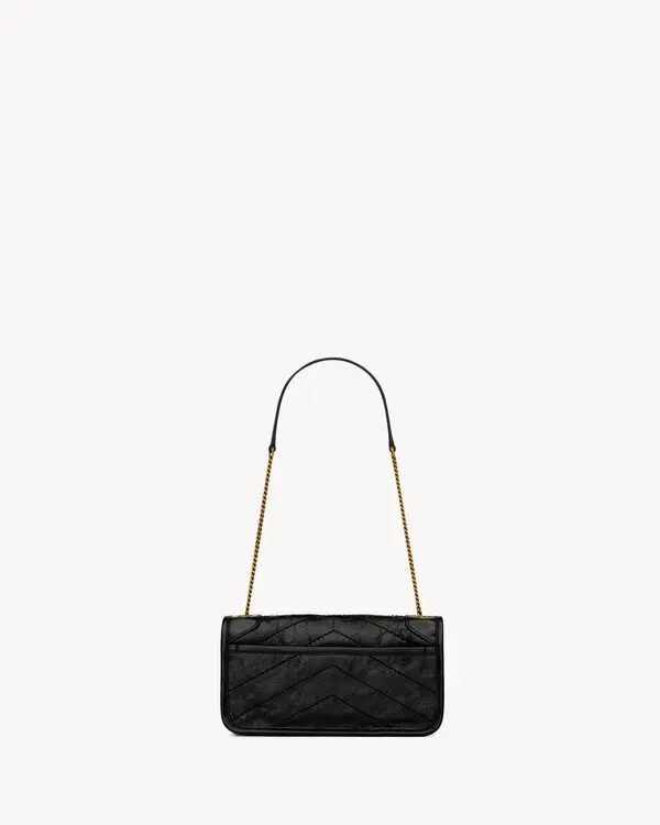 Saint Laurent Niki Chain Pouch In Vintage Leather