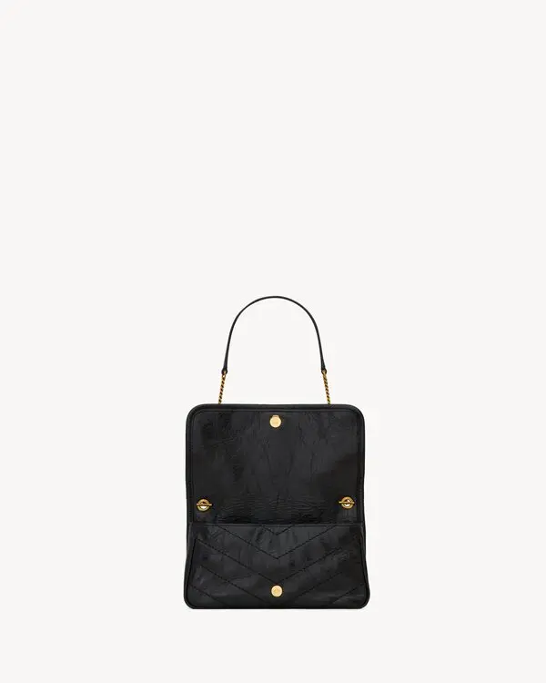 Saint Laurent Niki Chain Pouch In Vintage Leather
