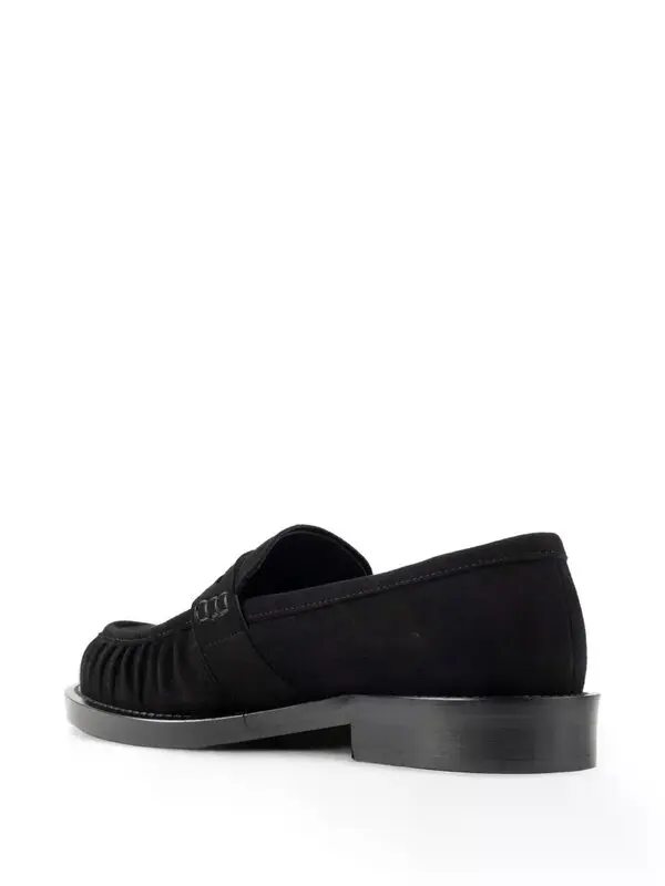CHUCKIES Ruched Penny Loafers