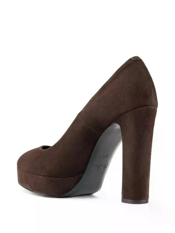 CHUCKIES Platform Suede Pumps