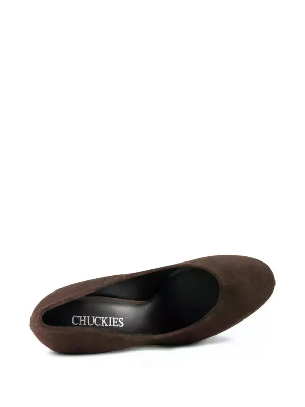 CHUCKIES Platform Suede Pumps