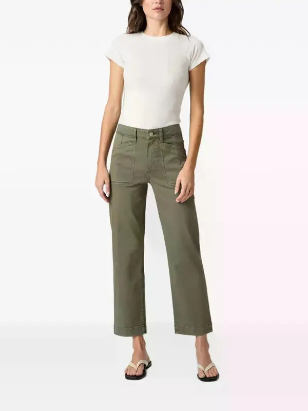 Paige Quincy Patch-pocket Straight-leg Jeans