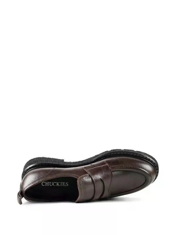 CHUCKIES Leather Penny Loafers