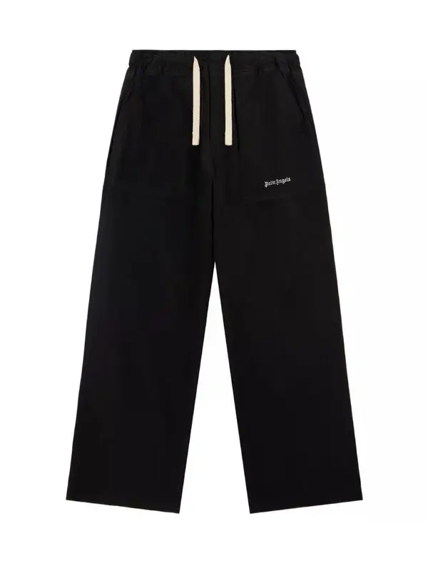 Palm Angels Logo-embroidered Drawstring Track Pants