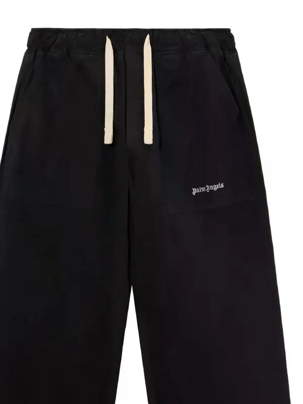 Palm Angels Logo-embroidered Drawstring Track Pants