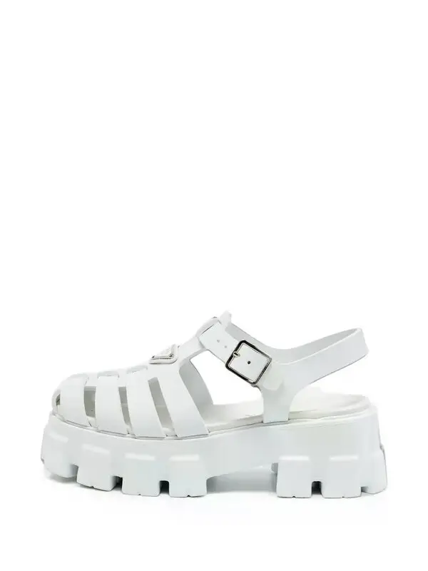 Prada Monolith Platform Sandals