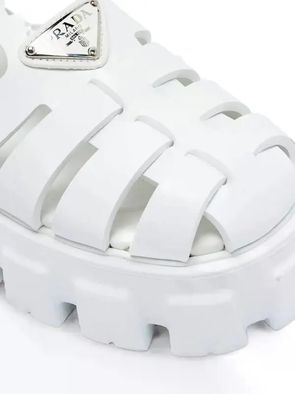 Prada Monolith Platform Sandals