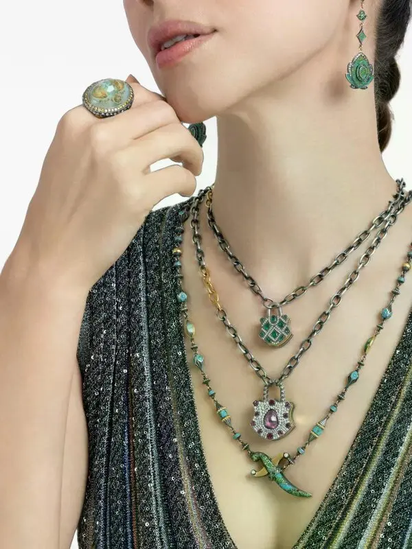SEVAN BIÇAKÇI Open Chain Link Necklace
