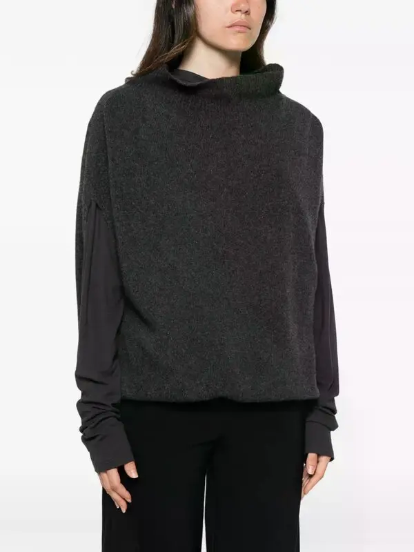 Liviana Conti Layered Roll-neck Sweater