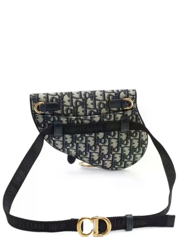 Dior 2019 Medium Oblique Saddle Belt Bag