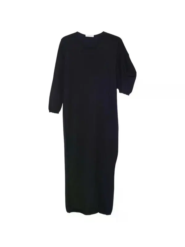 Liviana Conti Fine-knit Long-sleeve Maxi Dress