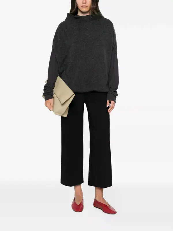Liviana Conti Cropped Wide-leg Trousers