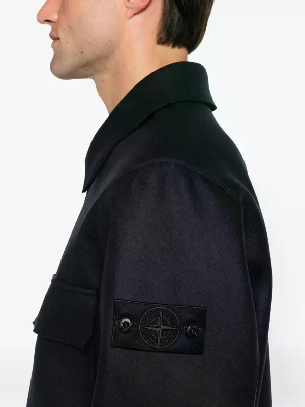 Stone Island Compass Patch Multi-pocket Coat