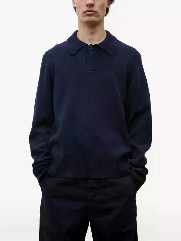 Norse Projects Anholt Lambswool Polo Shirt