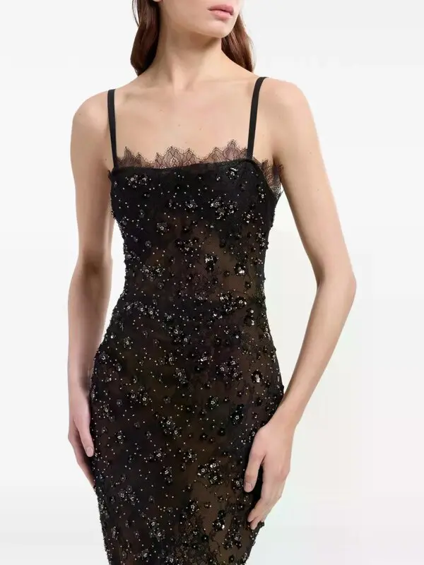 Elie Saab Sequin-embellished Maxi Dress