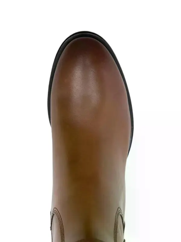 Santoni Buckle-detail Knee-high Boots