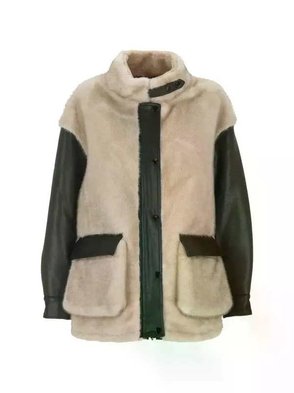 URBANCODE Faux-fur Panelled Jacket