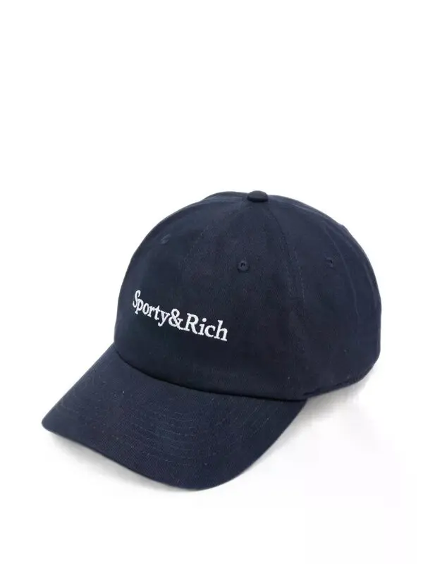 Sporty & Rich Logo-embroidered Baseball Cap
