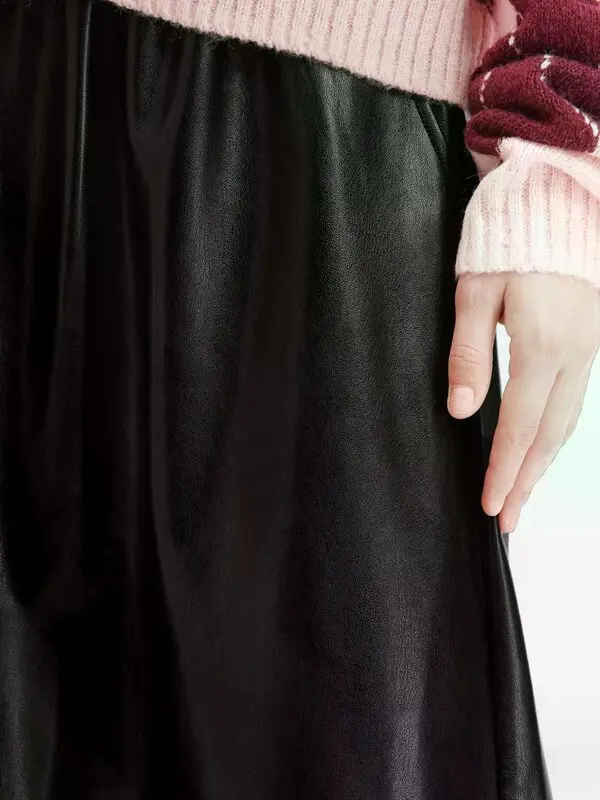 B+AB Elasticated-waist Panelled Midi Skirt