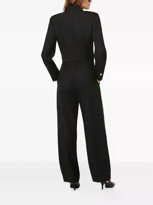 NICHOLAS Asymmetric Wrap-front Trousers