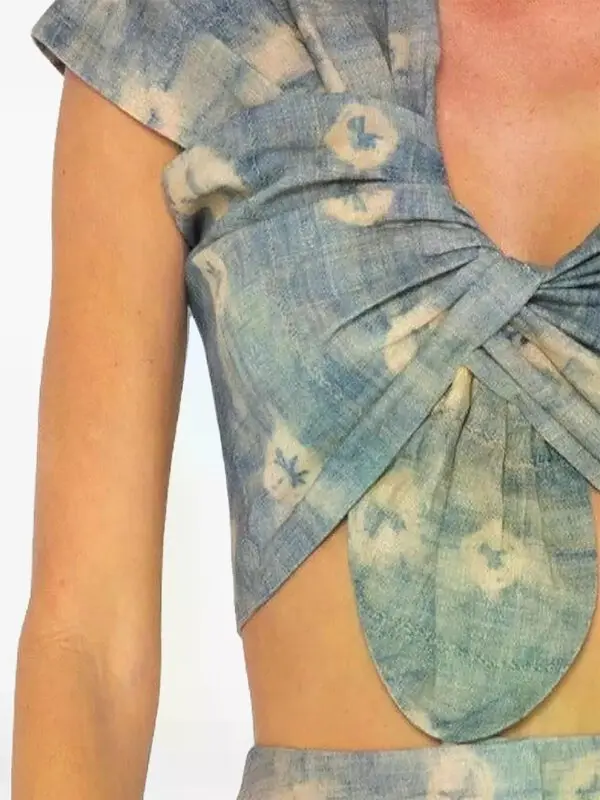 JBQ Sol Twist-detail Top