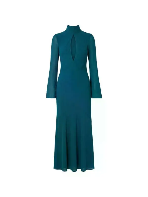 NICHOLAS Cut-out Tie-back Maxi Dress