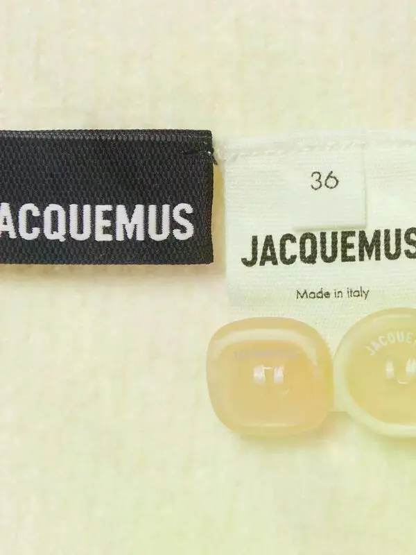 Jacquemus La Jupe Bagnu Draped Mini Skirt - Neutrals