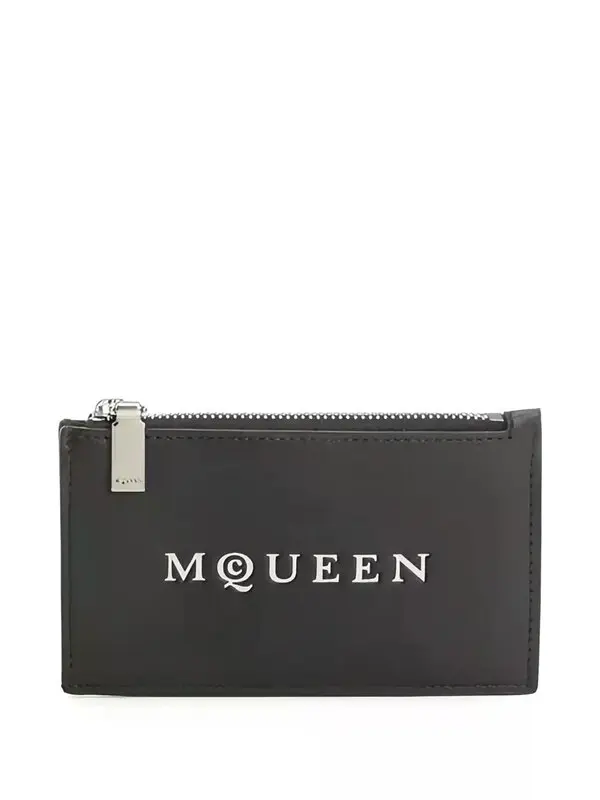 Alexander McQueen Logo-debossed Zip Cardholder