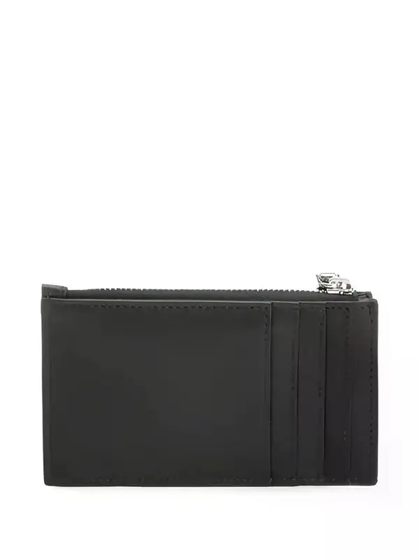 Alexander McQueen Logo-debossed Zip Cardholder