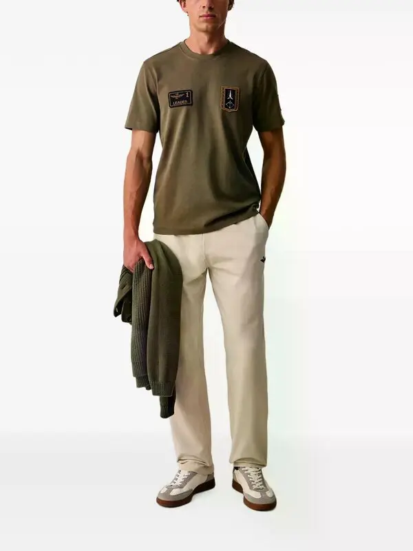 AERONAUTICA MILITARE Logo-embroidered Drawstring Track Pants