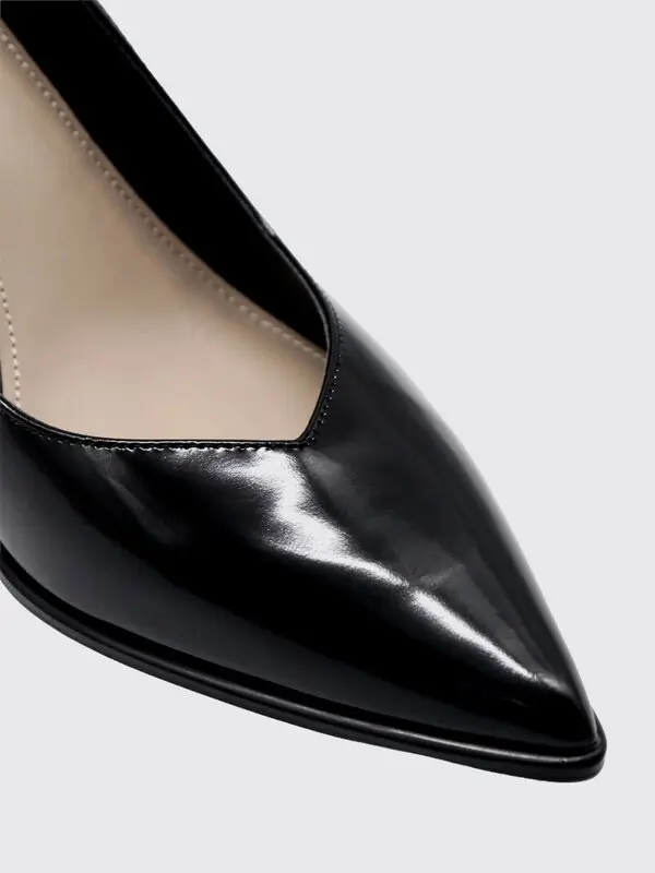 Pinko Lady Smooth Leather Court Shoes With Almond Toe And High Stiletto Heel
