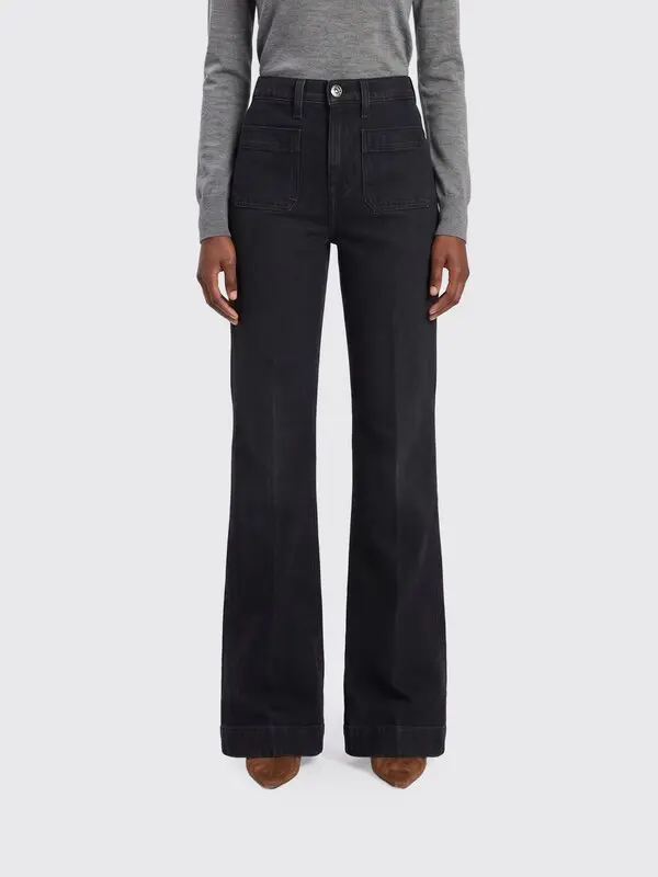 7 For All Mankind Modern Dojo High-waisted Straight Leg Jeans In Stretch Denim