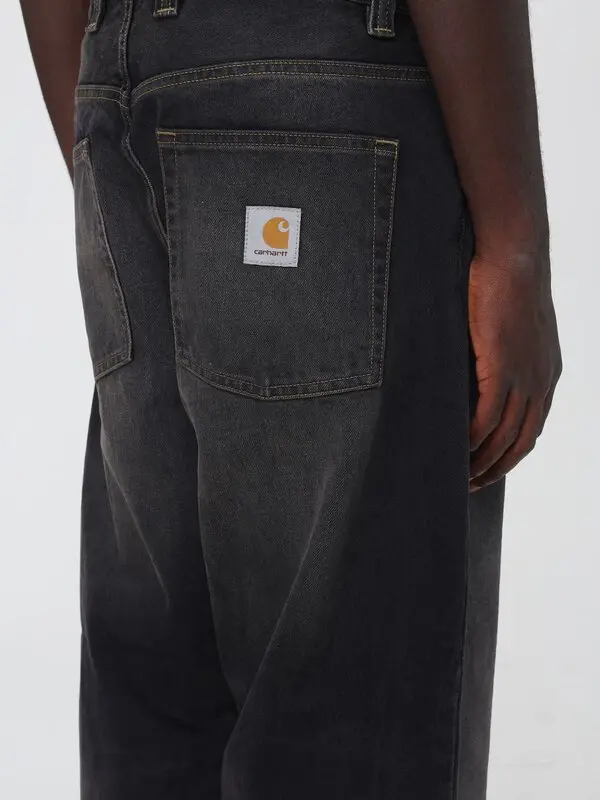 Carhartt Work In Progress Brandon Wide-leg Jeans In Mid-rise Cotton Denim