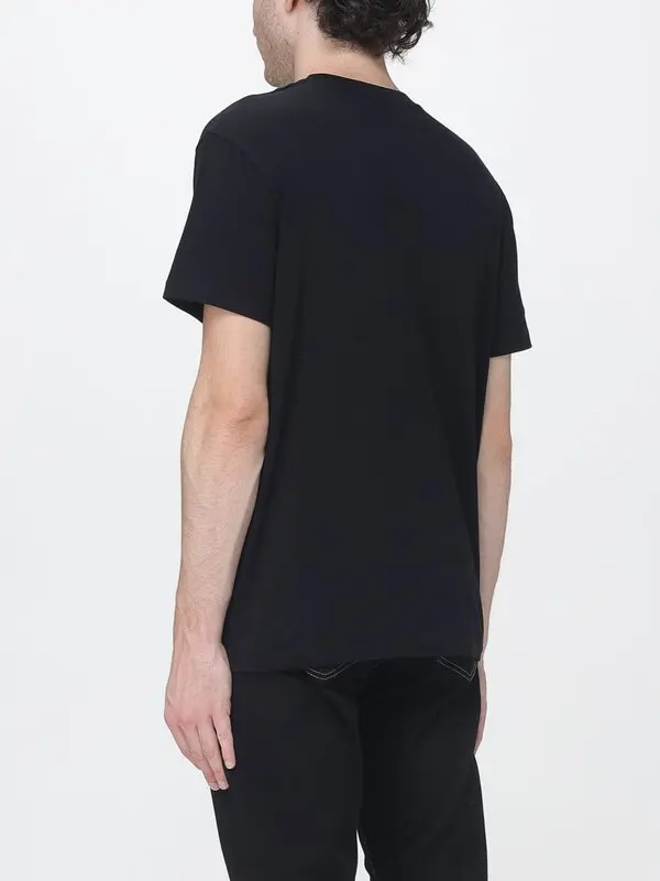 Valentino Garavani Cotton T-shirt With Pocket And Vlogo Signature Detail - Black