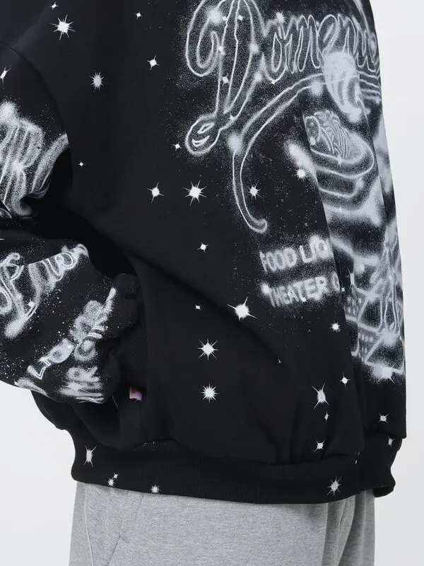 PDF Relaxed Fit Cotton Graphic Print Hoodie