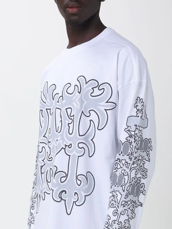 PDF Relaxed Fit Long-sleeved Cotton T-shirt With Graphic Print
