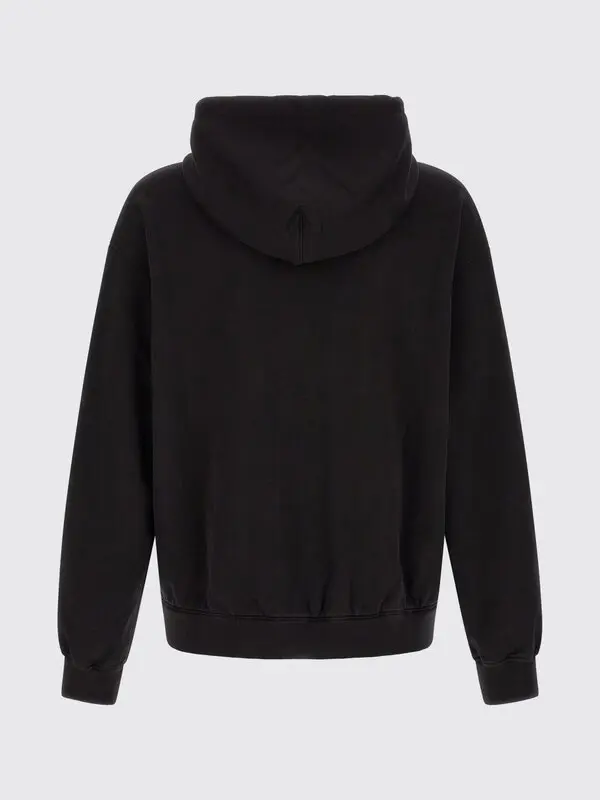 Dolce & Gabbana Relaxed Fit Cotton Hoodie With Contrast Logo