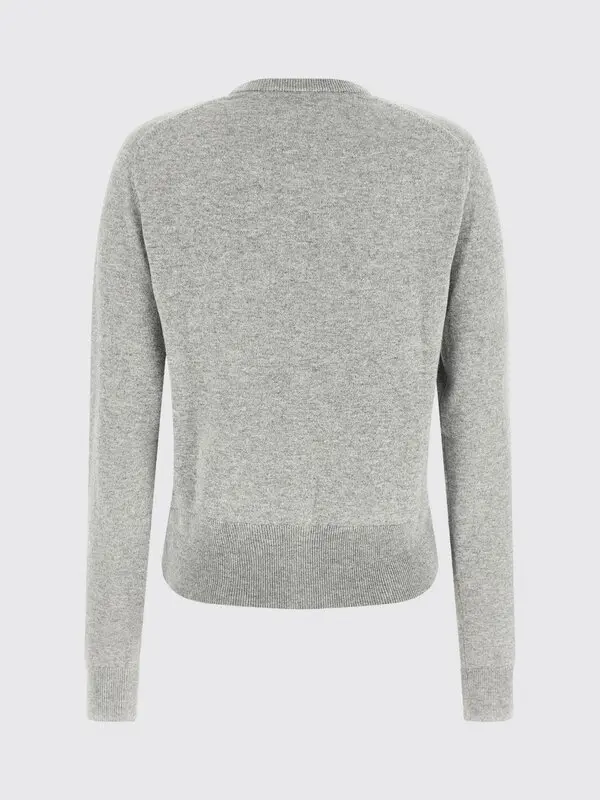Dolce & Gabbana Crewneck Cardigan In Pure Cashmere With Contrasting Buttons