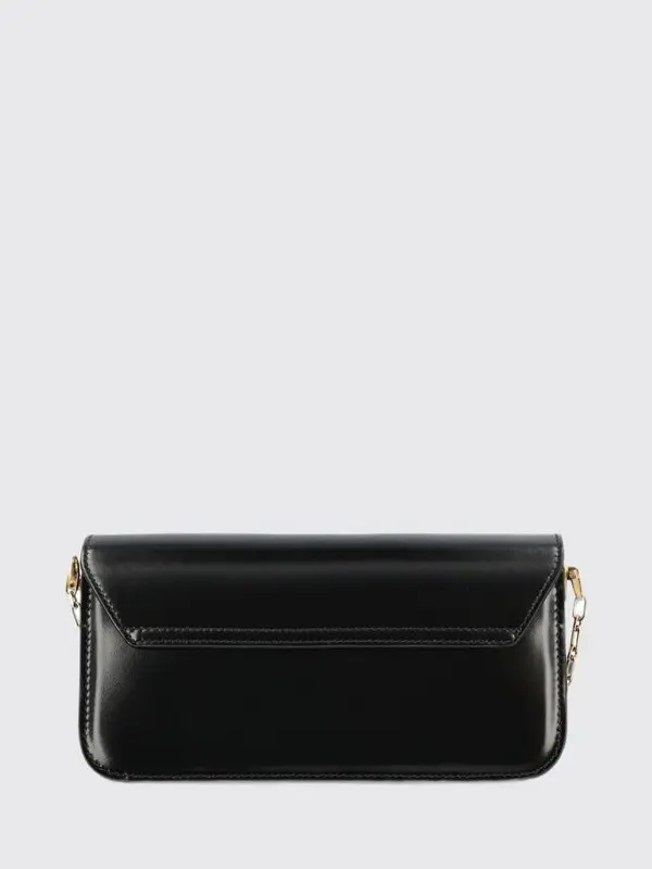 Celine Triomphe Mini Leather Crossbody Bag With Metallic Clasp