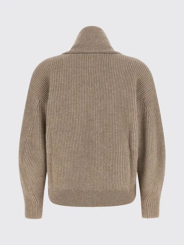 Brunello Cucinelli V-neck Jumper In Pure Cashmere With Ribbed Edges