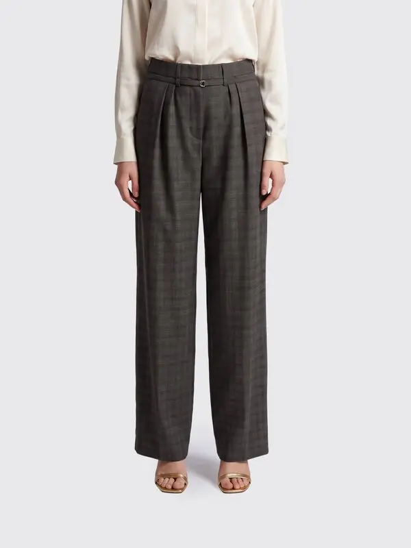 Dries Van Noten High-waisted Straight-leg Check Wool Trousers